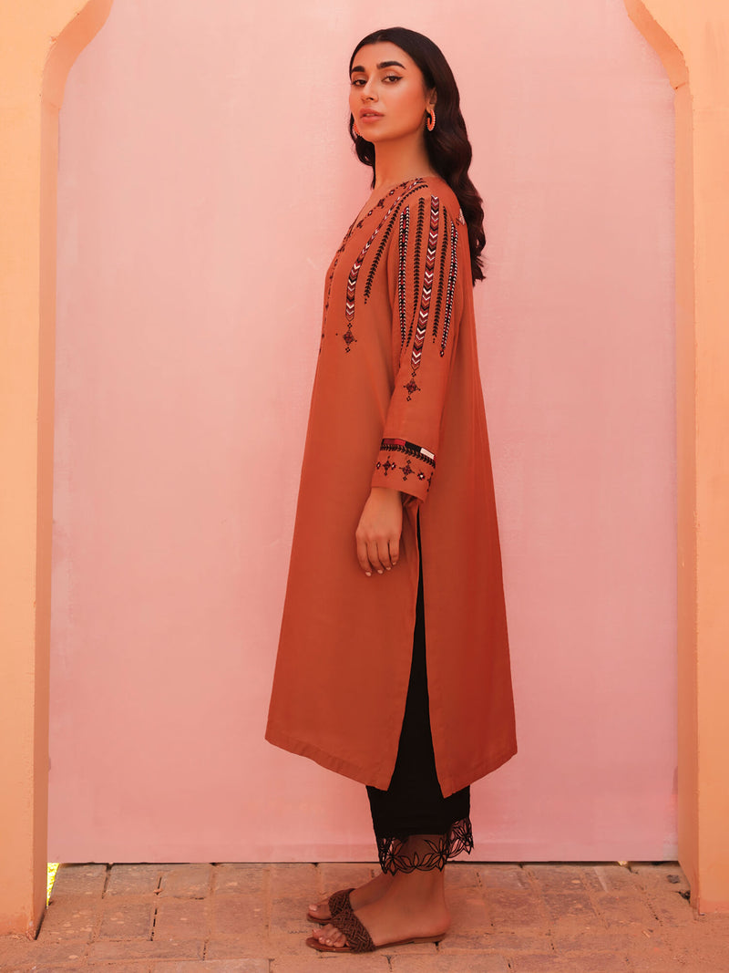 Embroidered Kurta | Mishkaa